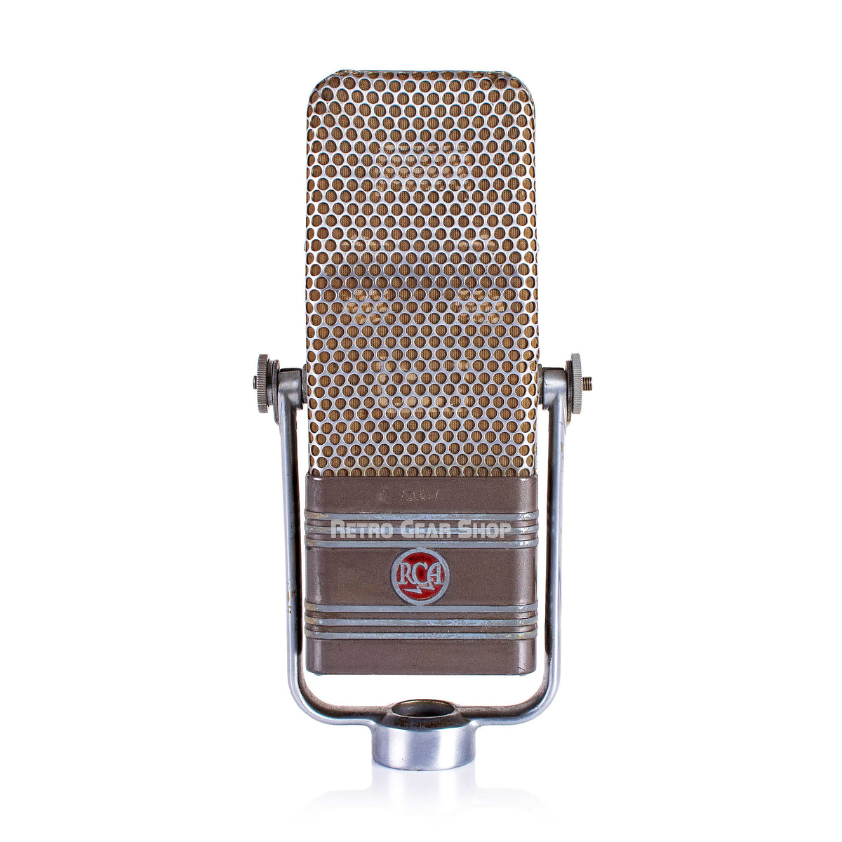 RCA 44BX Gray + Stand Serviced Vintage Microphone Rare Ribbon Mic ...