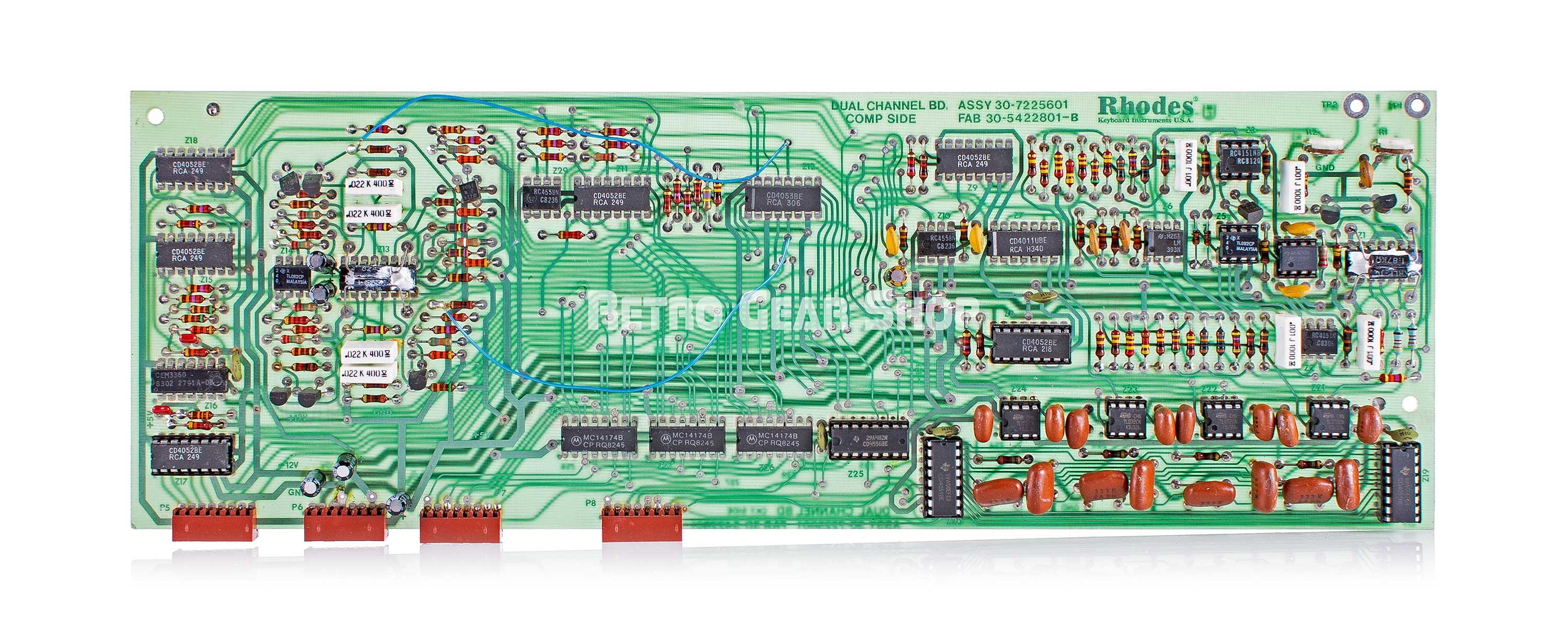 Arp Rhodes Chroma Keyboard Rare Analog Synth Dual Channel Voice Board ...