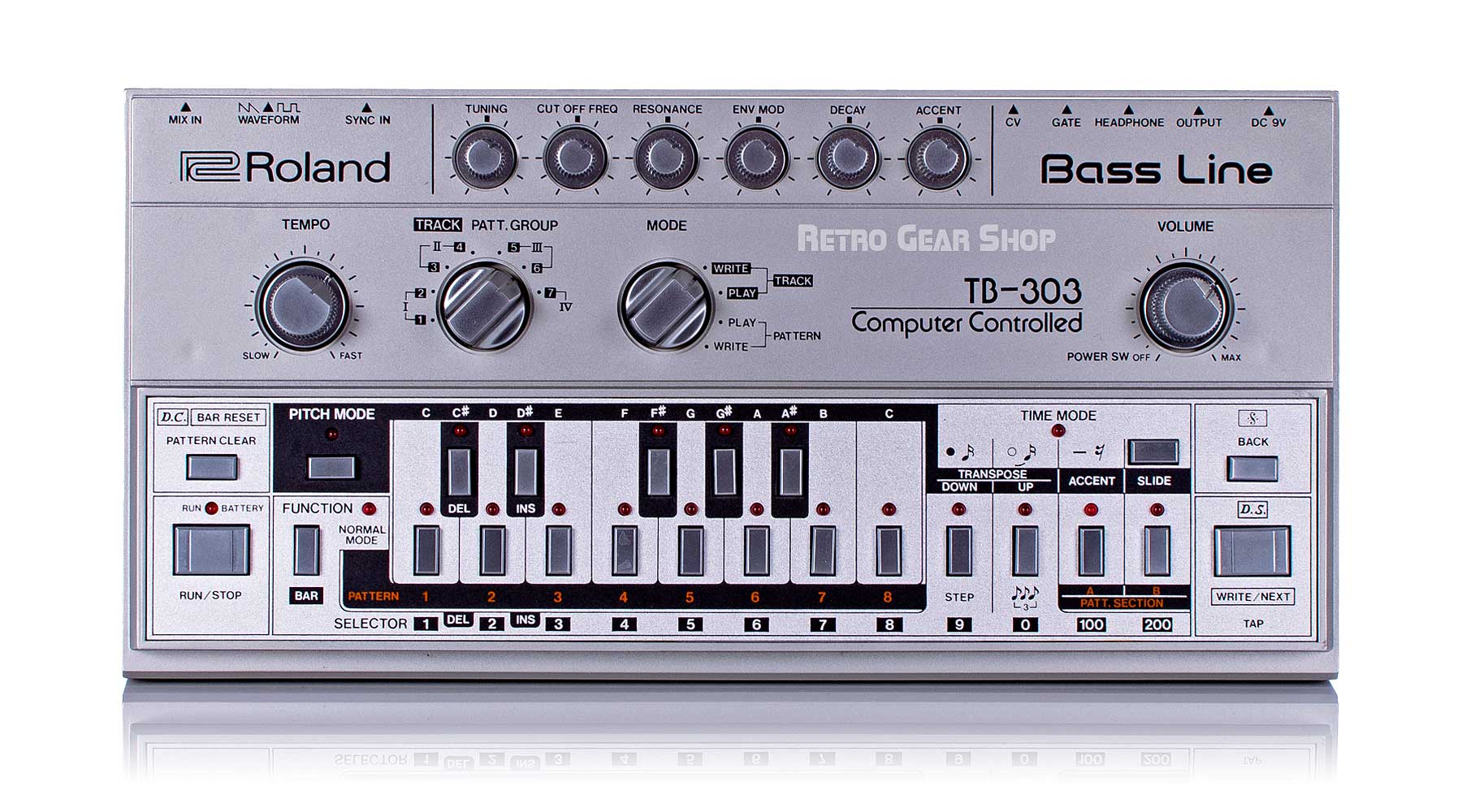 Roland TB-303 Bassline Rare Vintage Analog Synthesizer Synth Minty ...