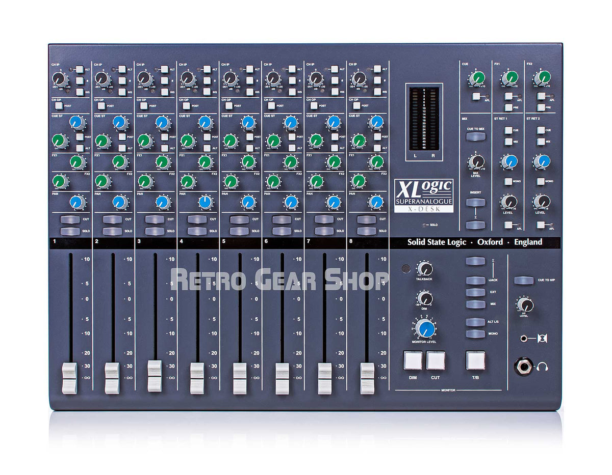 SSL X-Desk Small Format Analog Console Mixer Summing Mixer Solid State ...