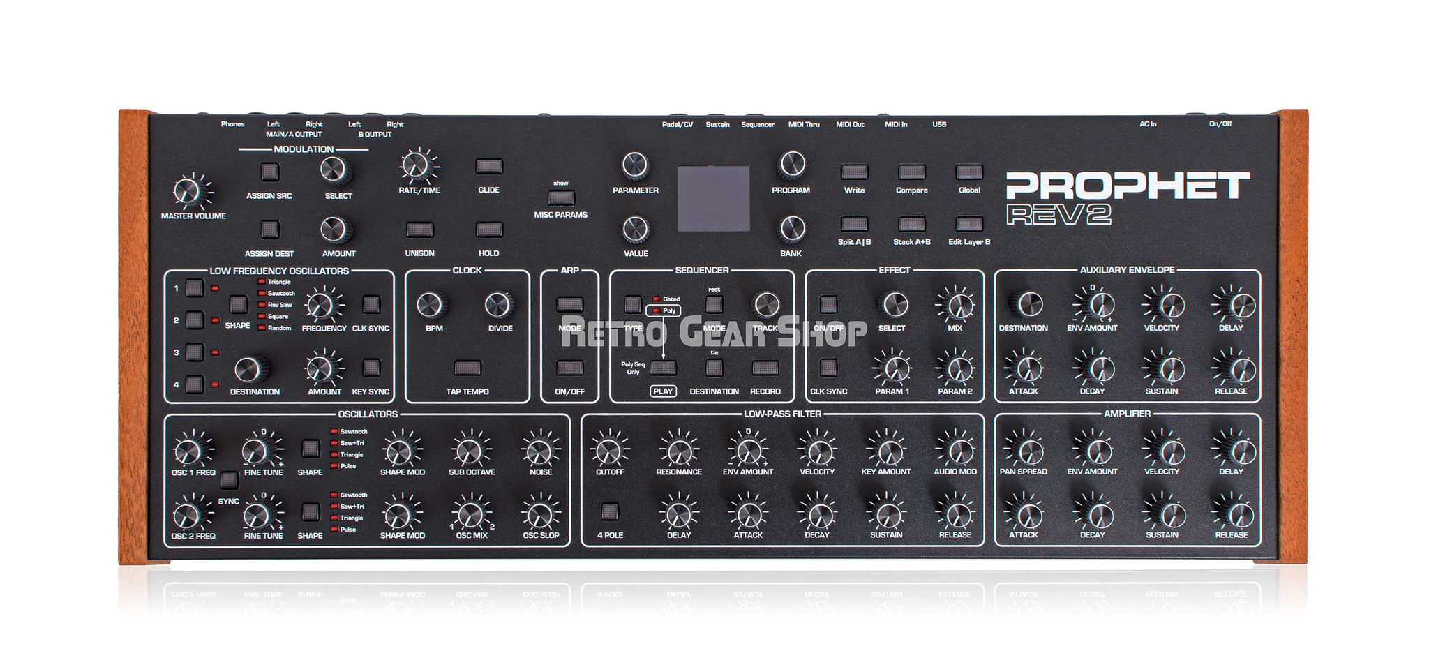 Sequential Prophet Rev2 8 Voice Module Polyphonic Analog Synthesizer ...