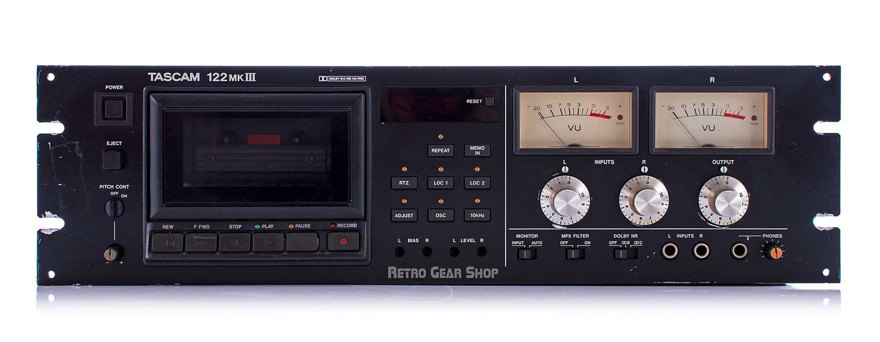 Tascam 122MkIII Professional 3 Head Cassette Deck Recorder – Retro Gear ...