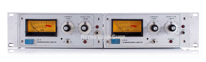 Urei LA-4 Compressor Limiter Pair Rare Vintage Analog LA4 – Retro Gear Shop