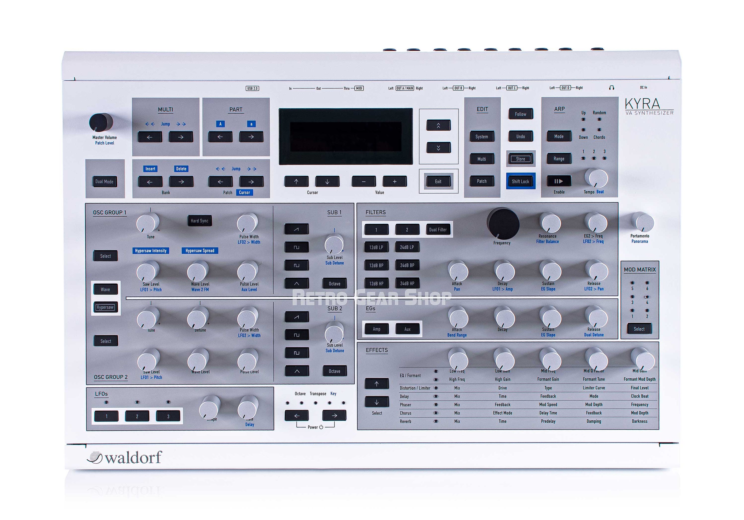 Waldorf Kyra Virtual Analog Desktop Synth– Retro Gear Shop