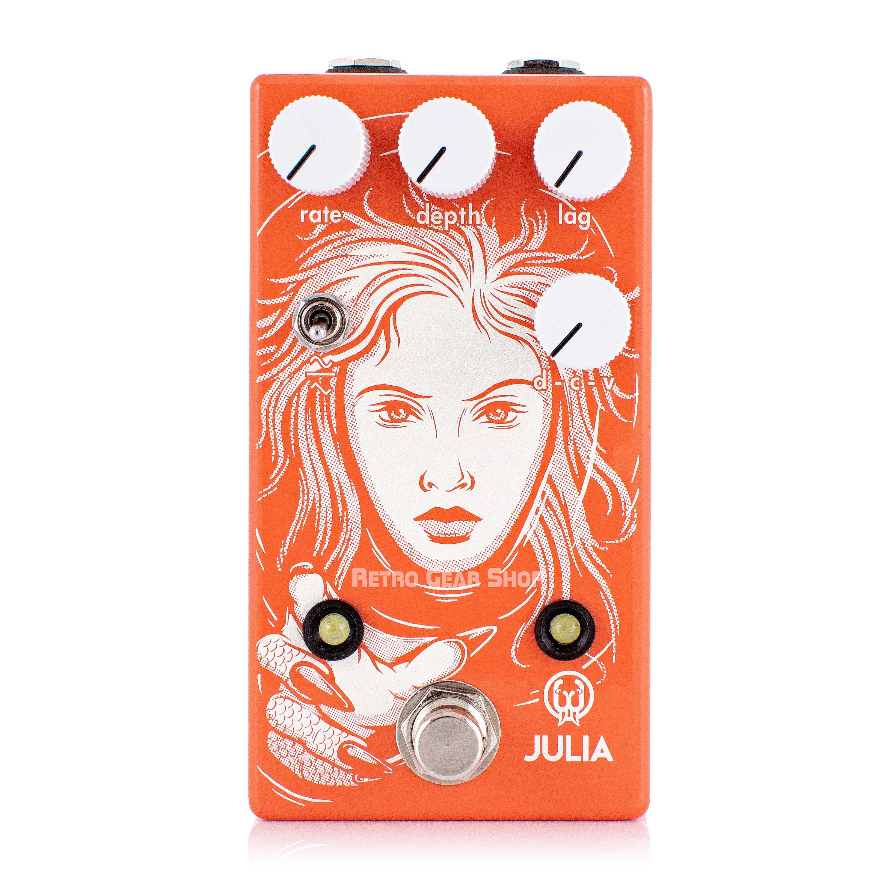 Walrus Audio Julia V2 Vibrato Chorus Coral Limited Edition Pedal– Retro ...