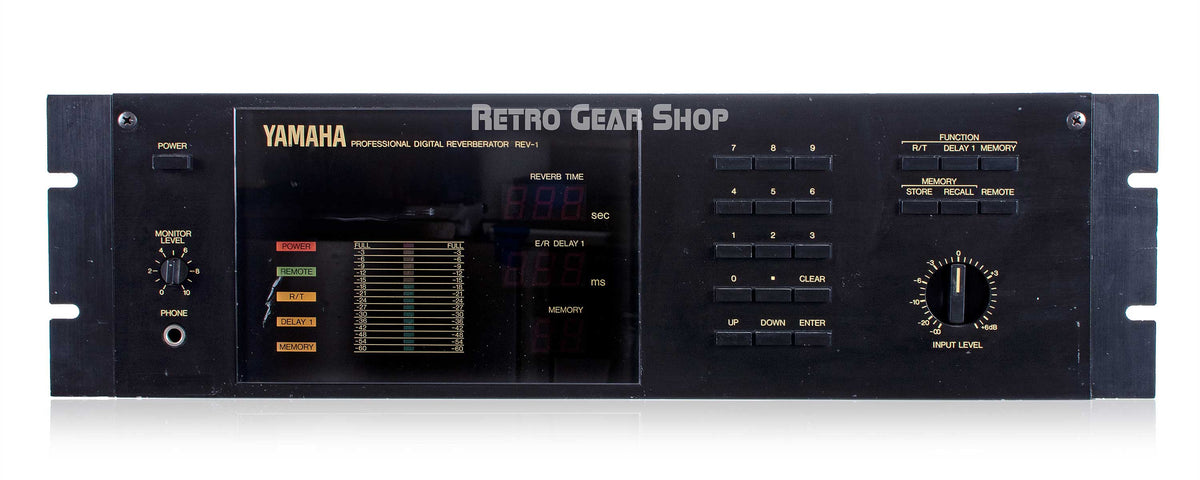 Yamaha Rev-1 Professional Digital Reverberator RCR-1 Remote Reverb ...