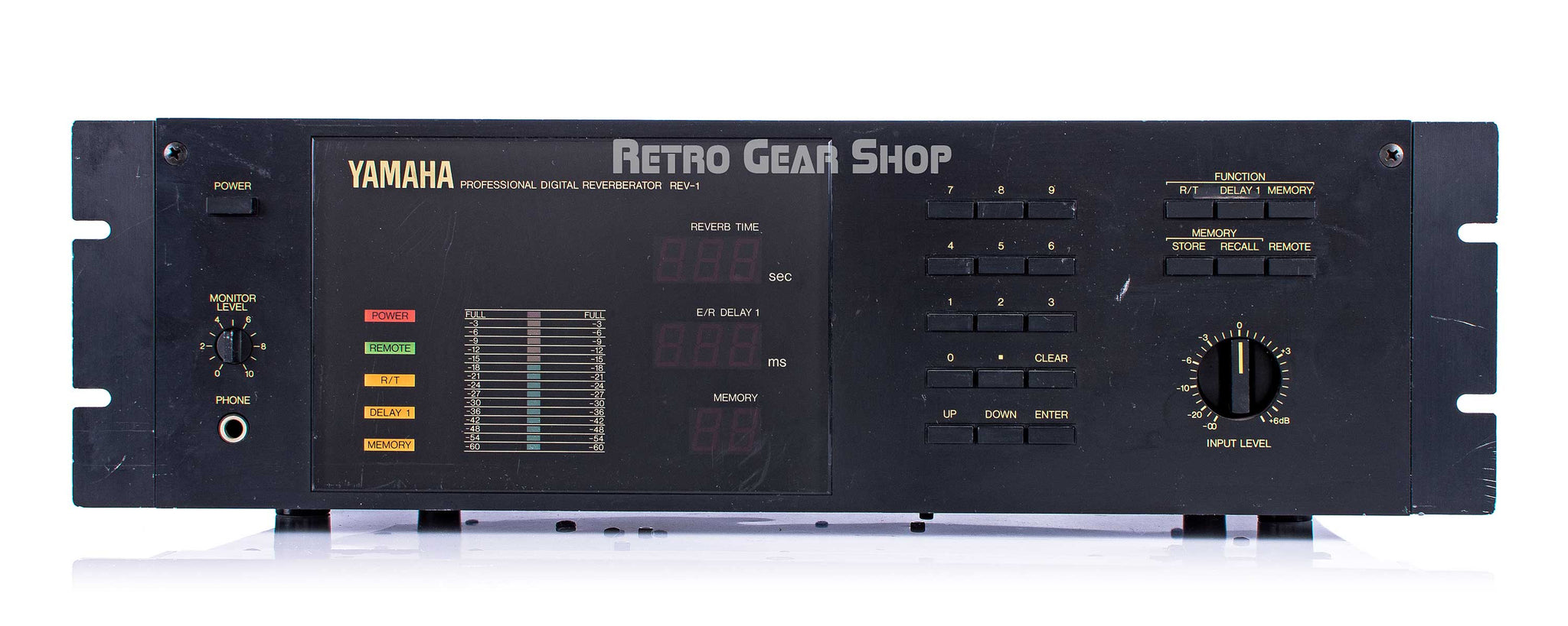 Yamaha Rev-1 Professional Digital Reverberator RCR-1 Remote Reverb 1181 ...