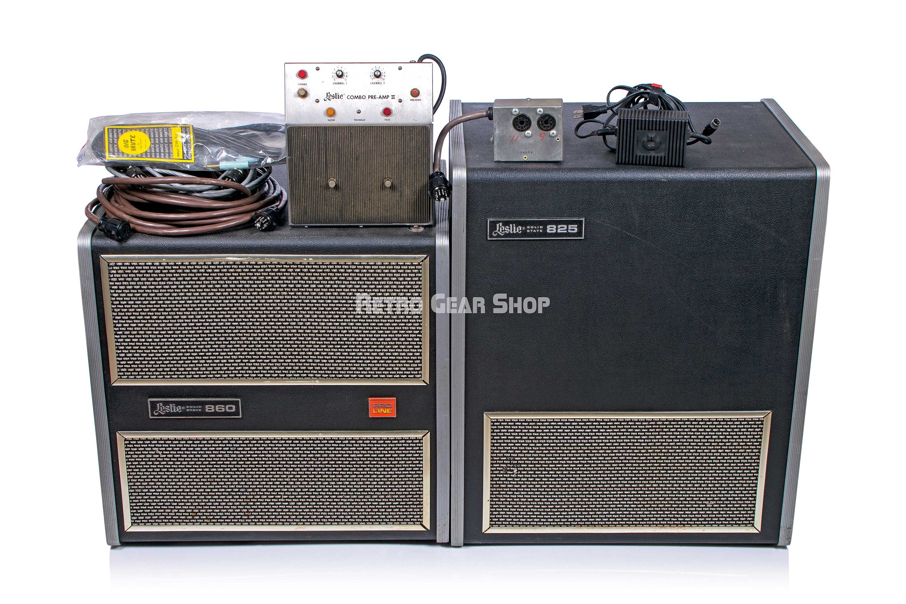 Leslie Combo Preamp II Proline Cabinet 860 825 Speaker Vintage Rare ...