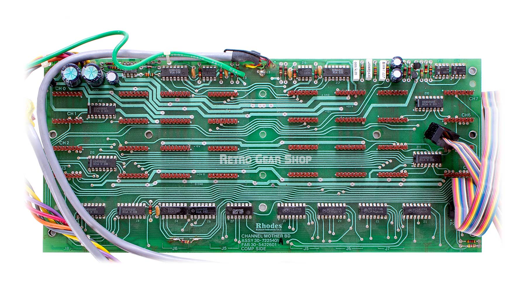 Arp Rhodes Chroma Keyboard Rare Analog Synth Channel Motherboard ...