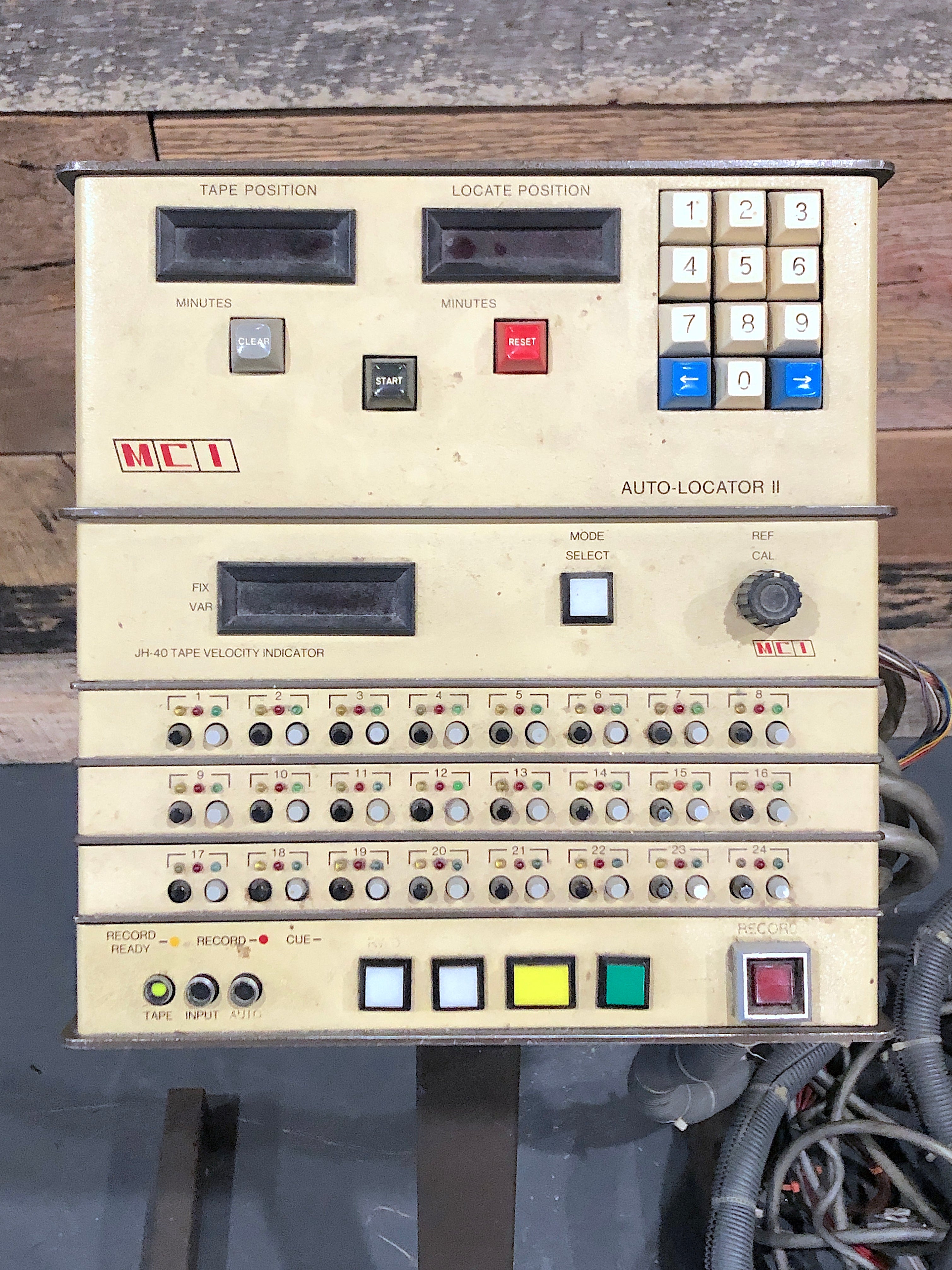 MCI JH-114 2" 24 Track Reel to Reel Tape Machine Rare Vintage– Retro ...
