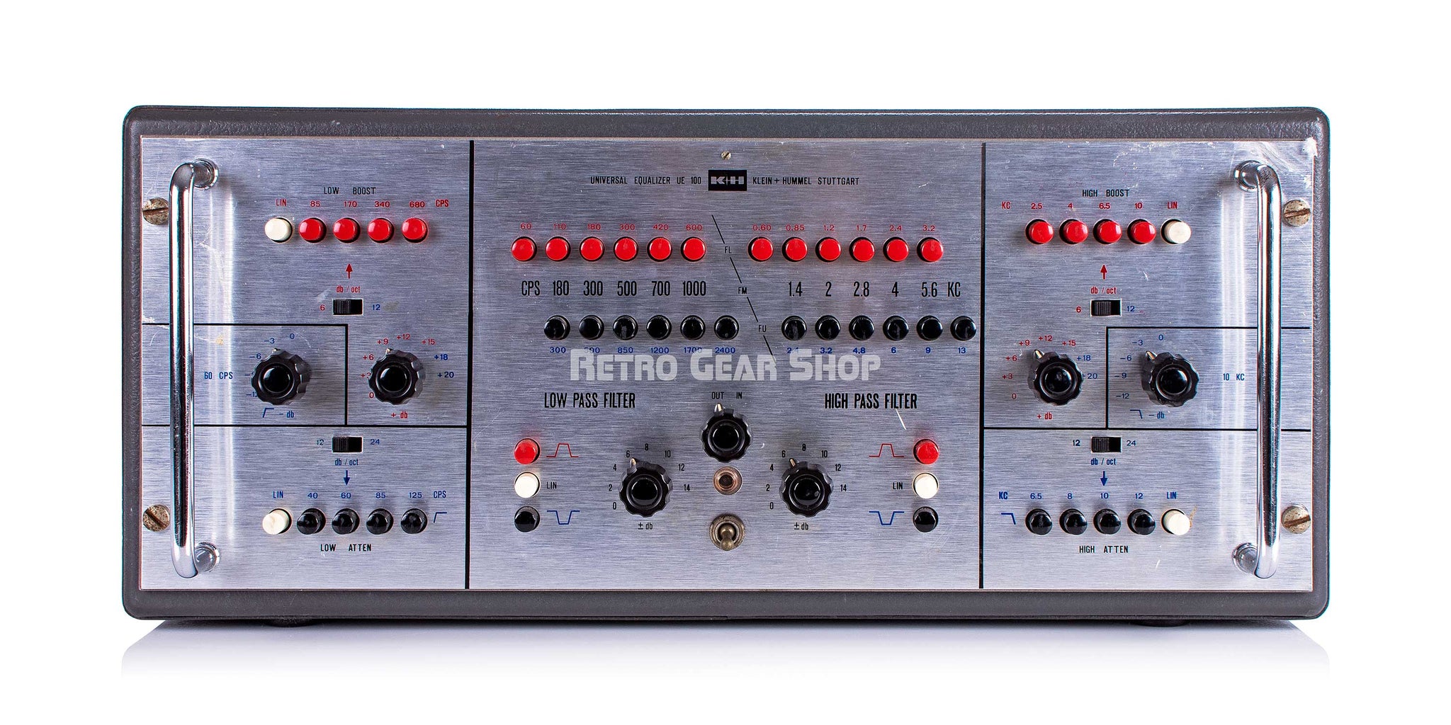 Klein & Hummel UE-100 Stereo Pair Serviced Program Equalizer Tube EQ ...