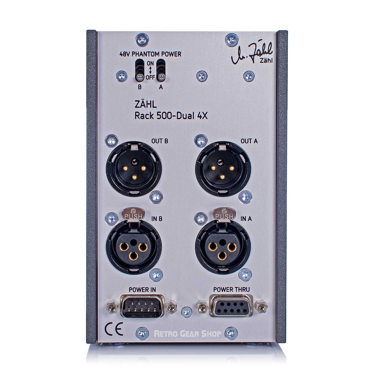 Zahl Rack-500 Dual 2-Slot 500 Series Rack Chassis Power Supply Zaehl ...