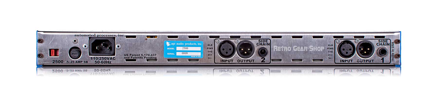 API 2500 Stereo Bus Compressor Prototype #009 Rare Vintage Analog ...