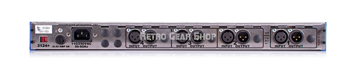 API 3124+ 4-Channel Mic Preamp – Retro Gear Shop