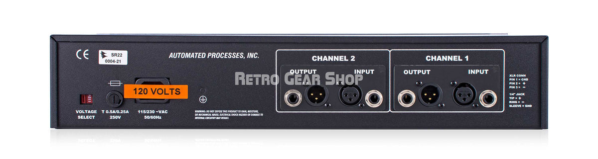 API Audio Select SR22 2-Channel Compressor – Retro Gear Shop
