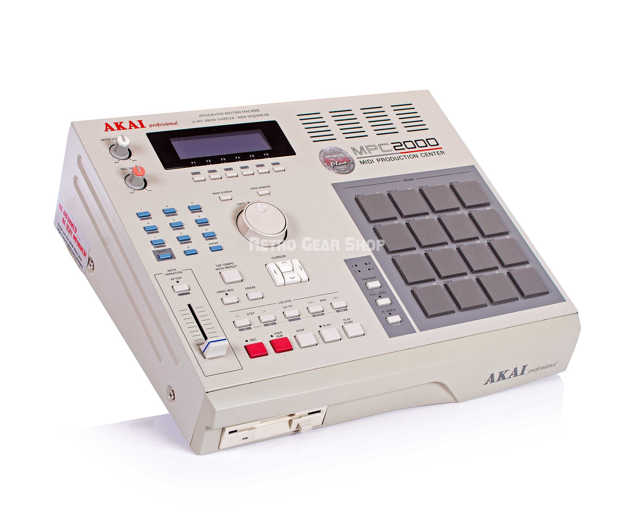 Akai MPC2000 Rare Vintage Drum Machine Sampler Sequencer MPC 2000 ...