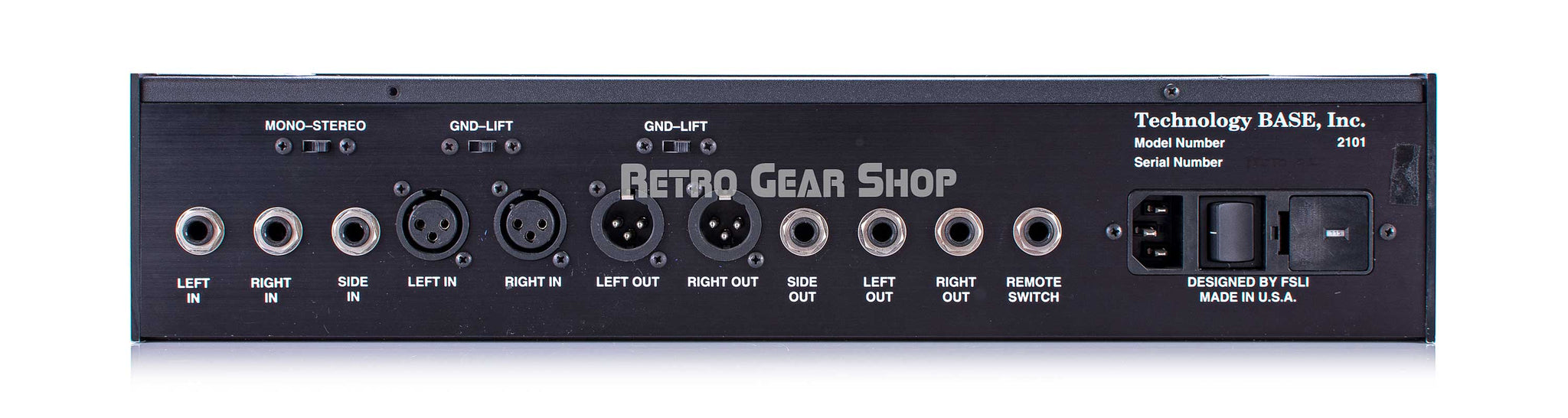 B.A.S.E. Bedini Audio Special Environment Model 2101 Stereo Processor ...