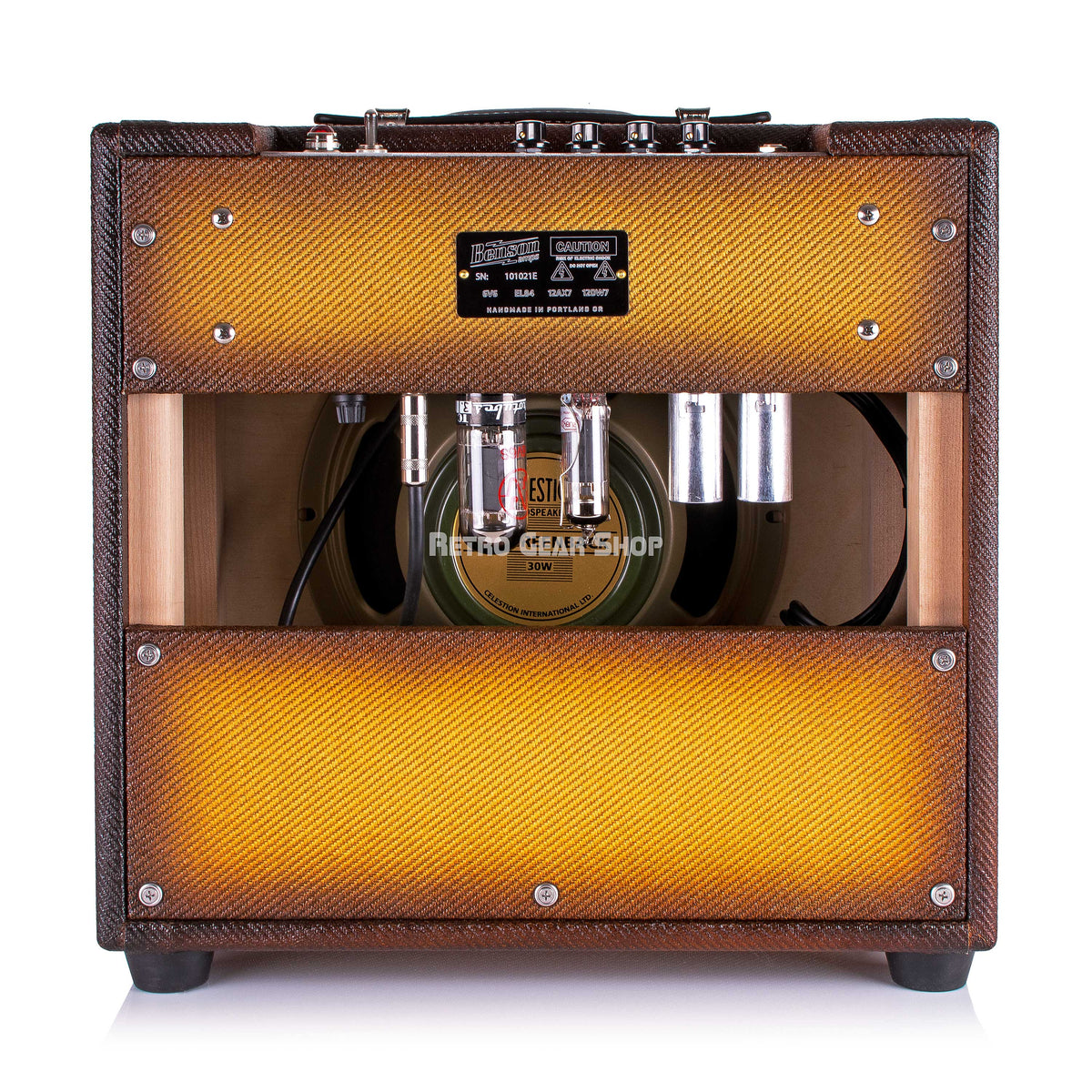 Benson Amps Vinny Reverb 5-Watt 10-Inch Combo Bourbon Burst Tall Bird ...