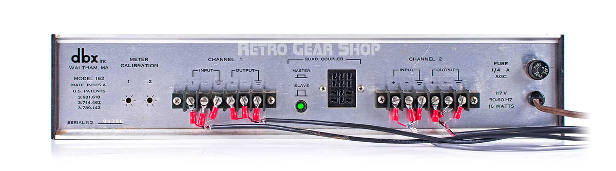 DBX 162 Stereo Compressor Limiter Rare Vintage Analog – Retro Gear Shop