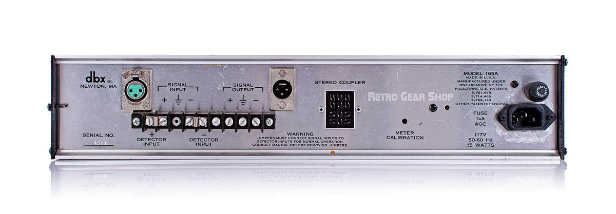 dbx 165A Over Easy Compressor / Limiter Sequential Rare Vintage – Retro ...