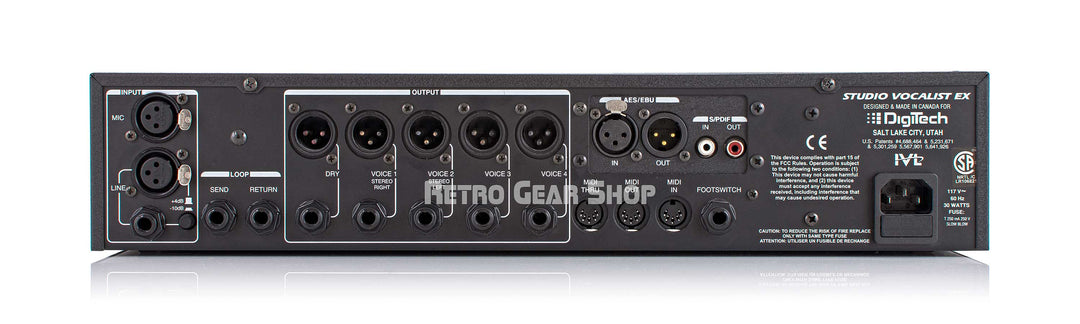 Digitech Studio Vocalist Ex Vocal Harmony Processor Vintage Rare ...
