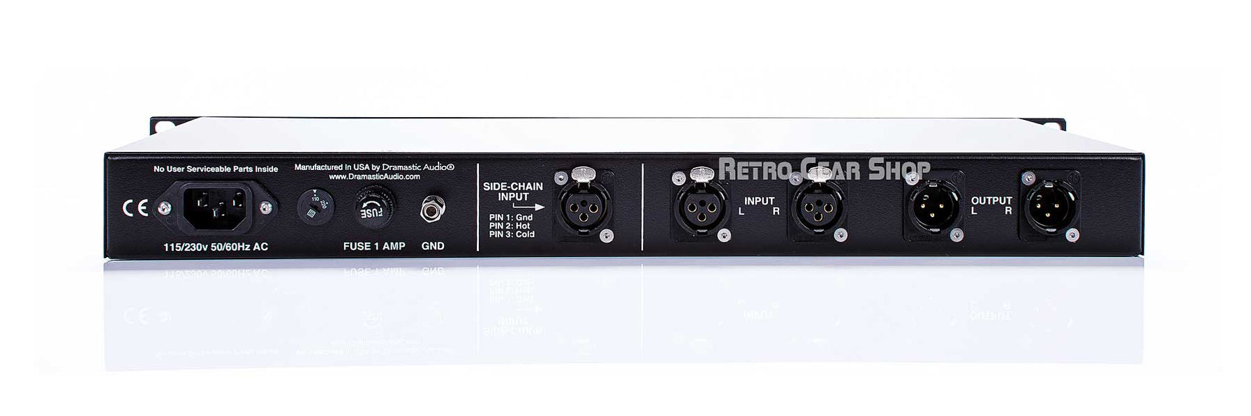 Dramastic Audio Obsidian Stereo Analog Bus Compressor 19" Rack Version ...