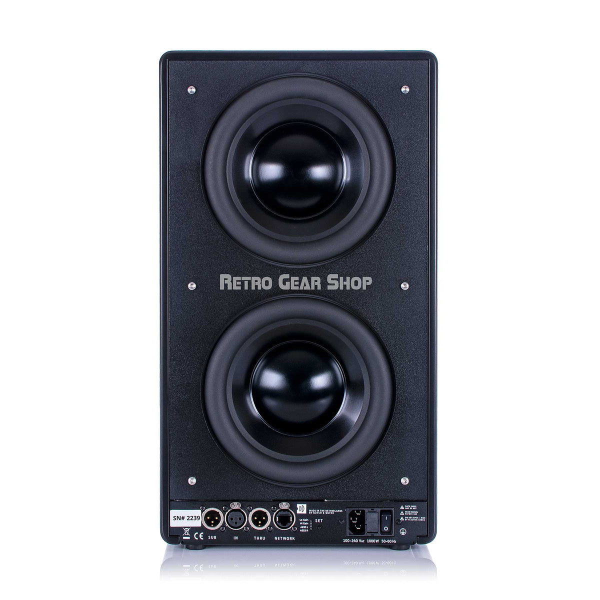 Dutch and Dutch 8c Studio Hi-fi Loudspeaker Active Monitor Black/Black ...
