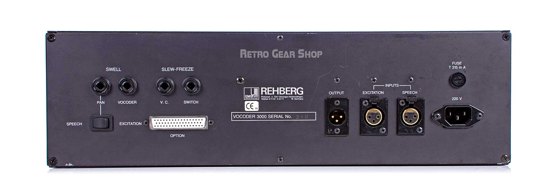 EMS Vocoder 3000 System Rare Vintage Analog Synthesizer Synth – Retro ...