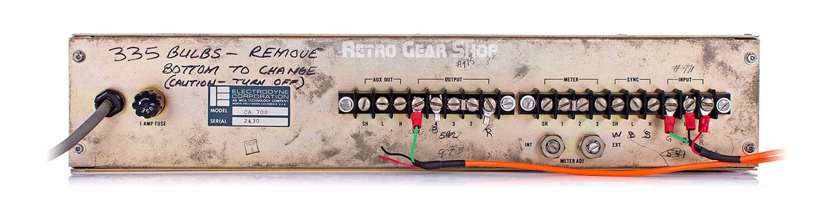 Electrodyne CA 700 Compressor Rare Vintage Analog CA700 #2630 – Retro ...