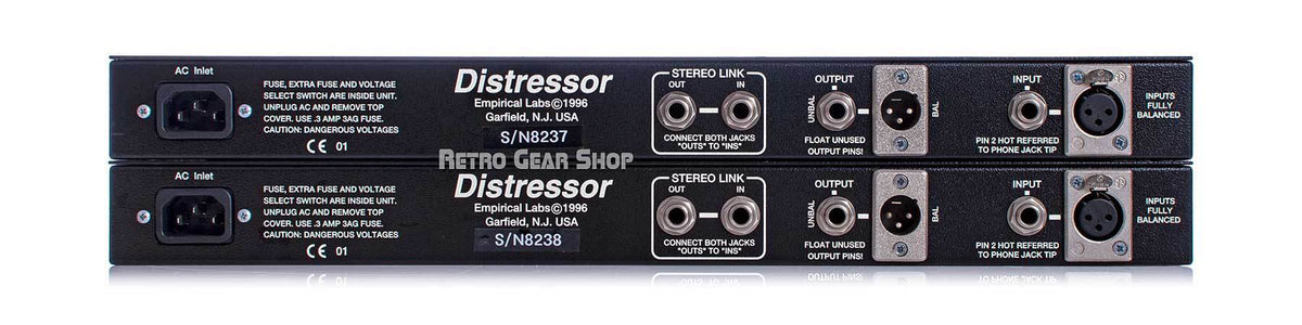 Empirical Labs Distressor EL8X-S British Mode Sequential Stereo Pair ...