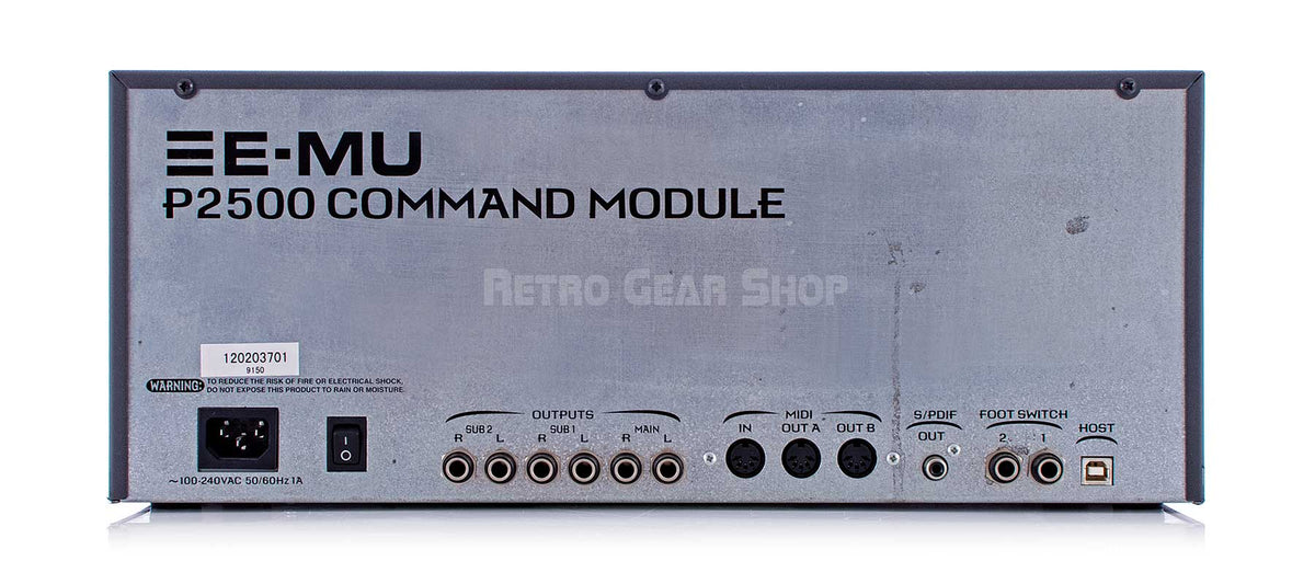 E-MU Systems Proteus 2500 Synthesizer Synth Emu Puff Daddy DHRS – Retro ...