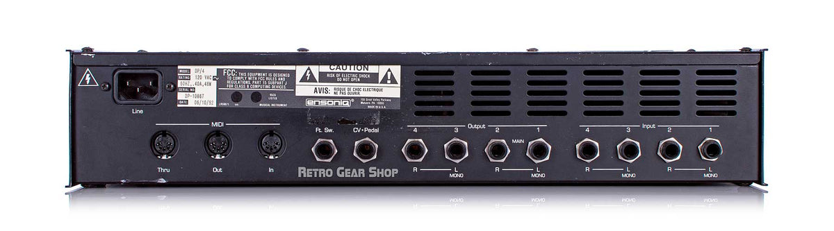 Ensoniq DP/4 Parallel Effects Processor Rare Vintage – Retro Gear Shop