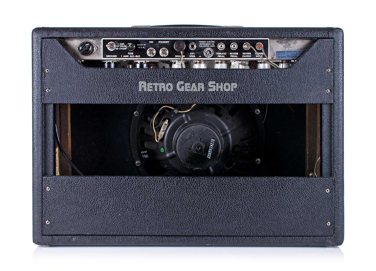 Fender Deluxe Reverb 1963 Blackface Rare Vintage Guitar Tube Amplifier ...