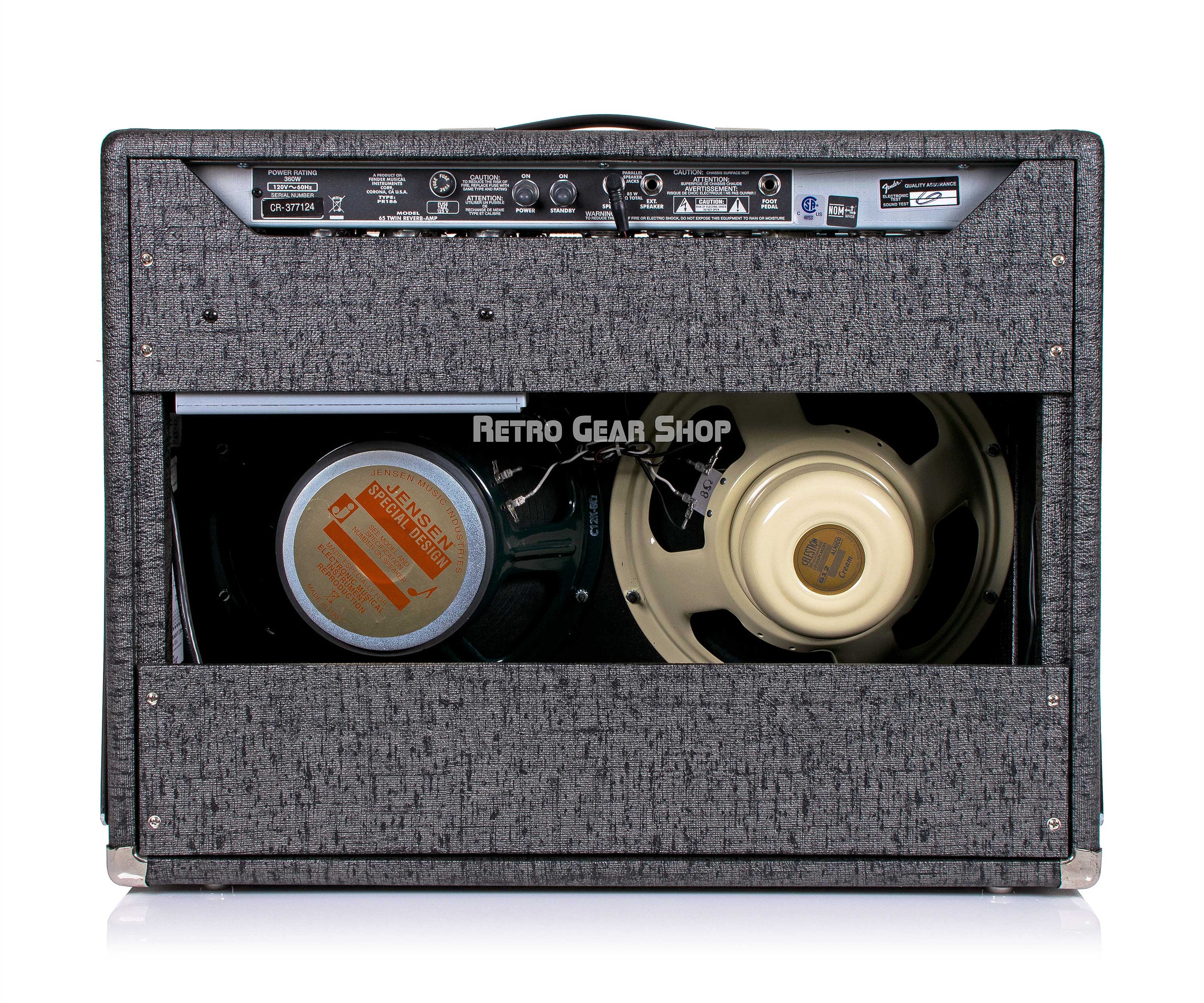 Fender Twin Reverb GB George Benson Tube Combo Guitar Amplifier– Retro ...