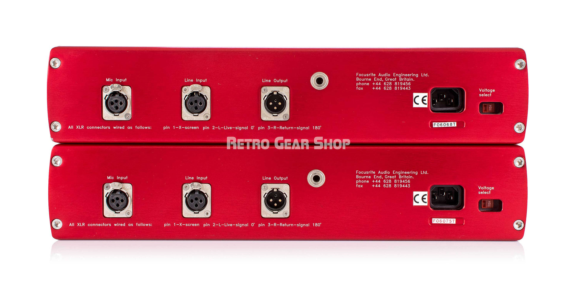 Focusrite Red 7 Pair Mic Pre Compressor Limiter De-esser Exciter ...