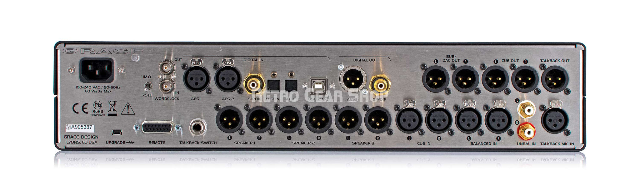 Grace Design M905 Stereo Reference Monitor Controller System – Retro ...