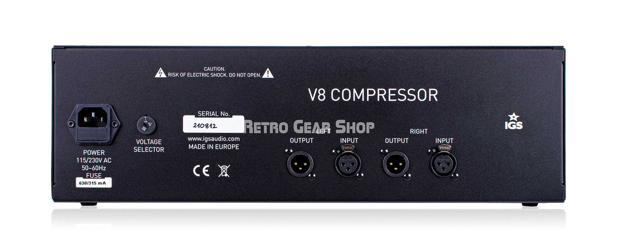 IGS Audio V8 Compressor Mastering Edition Dual Mono Compression – Retro ...