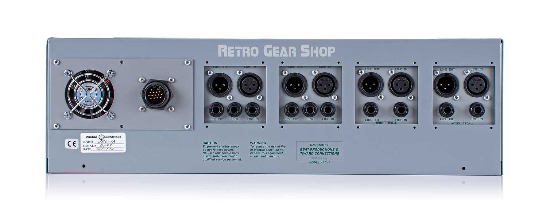 Inward Connections VacRac 4000 TLM-1 Tube Limiter TEQ-1 Step Equalizer ...