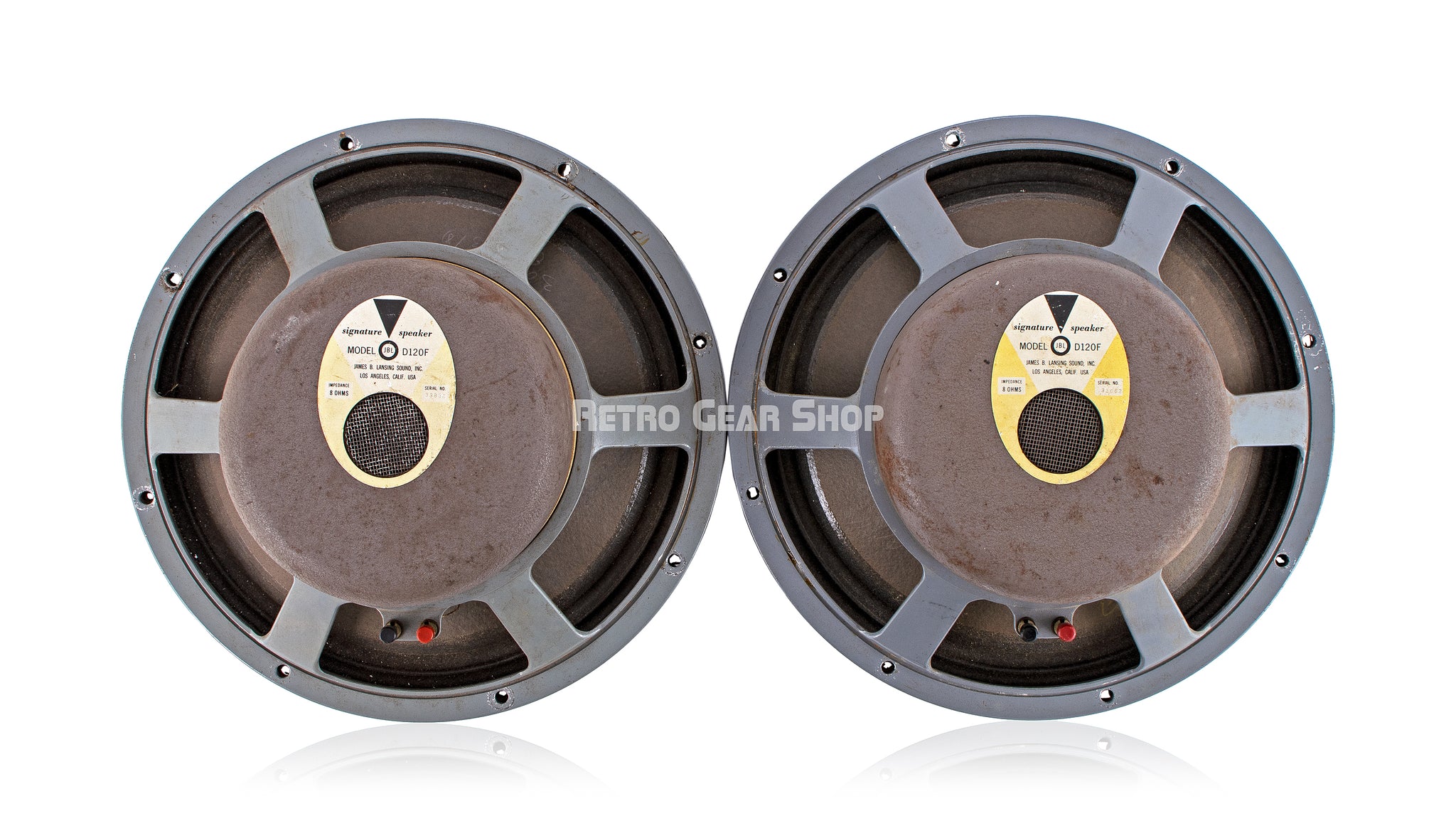 JBL Model D120F Vintage Rare Fender Signature Speaker Stereo Pair ...