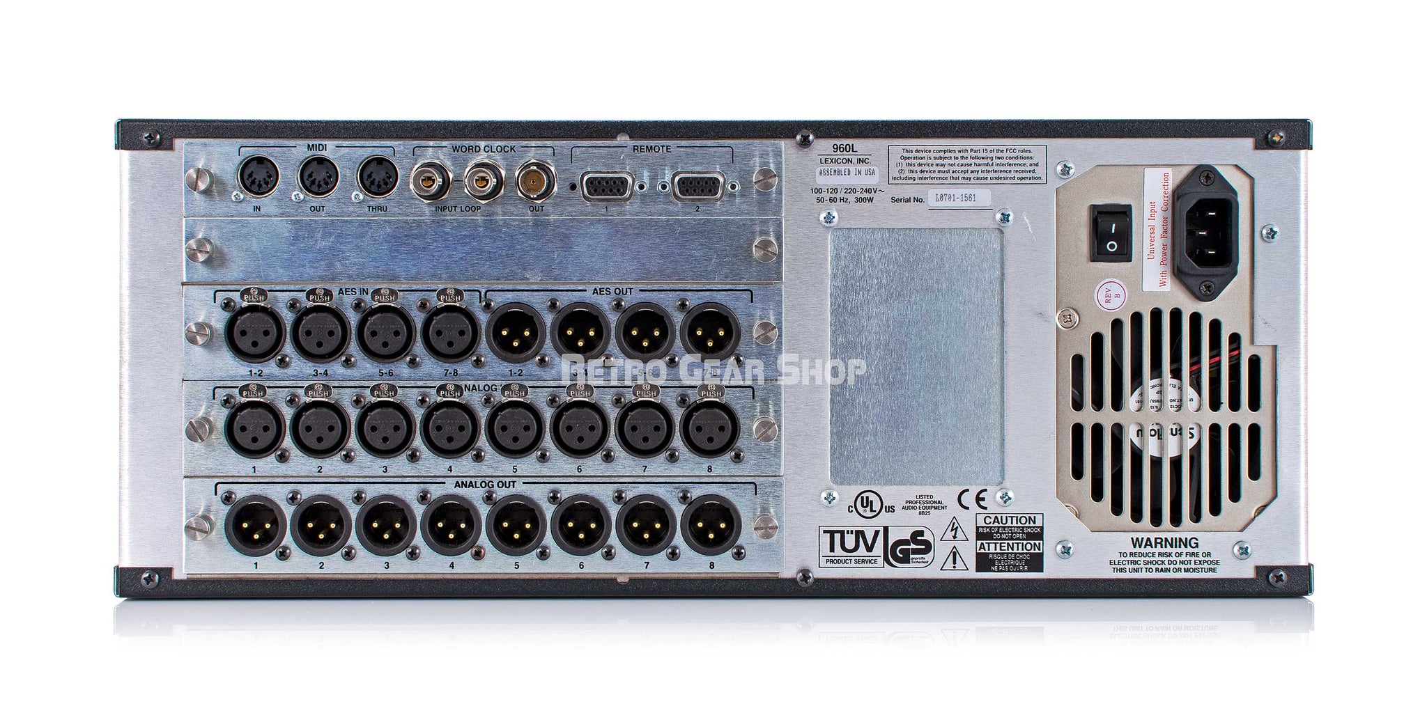 Lexicon 960L Stereo Surround Reverb Digital Larc2 Vintage Rare Effect ...