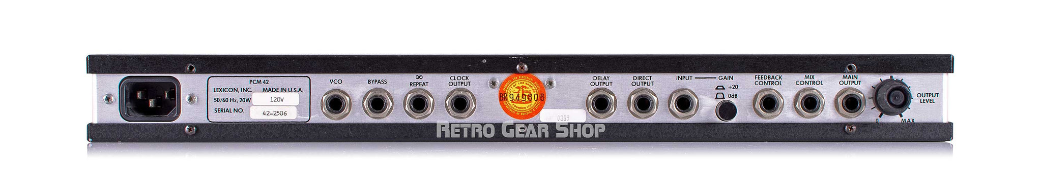 Lexicon PCM 42 Digital Delay Effect Processor Vintage Rare – Retro Gear ...
