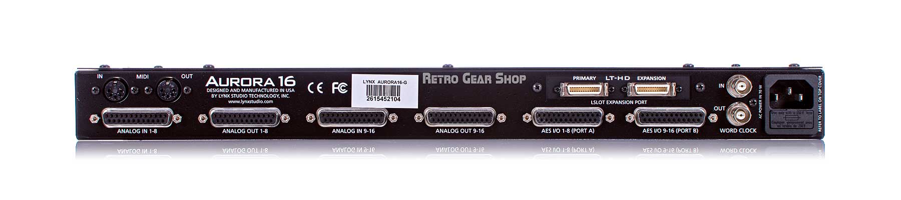 Lynx Aurora 16 LT-HD Pro Tools HD Card Converter AD/DA Interface ...