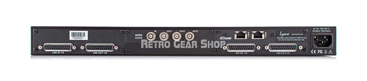 Lynx Studio Technology Aurora n 8 Dante Analog Digital Converter Used ...