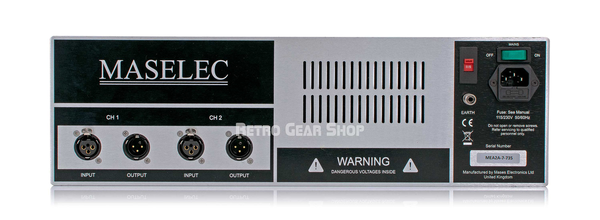 Maselec MEA-2 Precision Stereo Mastering 4 Band Equalizer EQ MEA2 ...