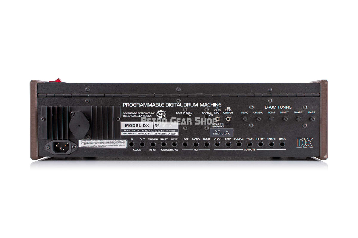 Oberheim DX Digital Drum Machine Vintage Rare – Retro Gear Shop