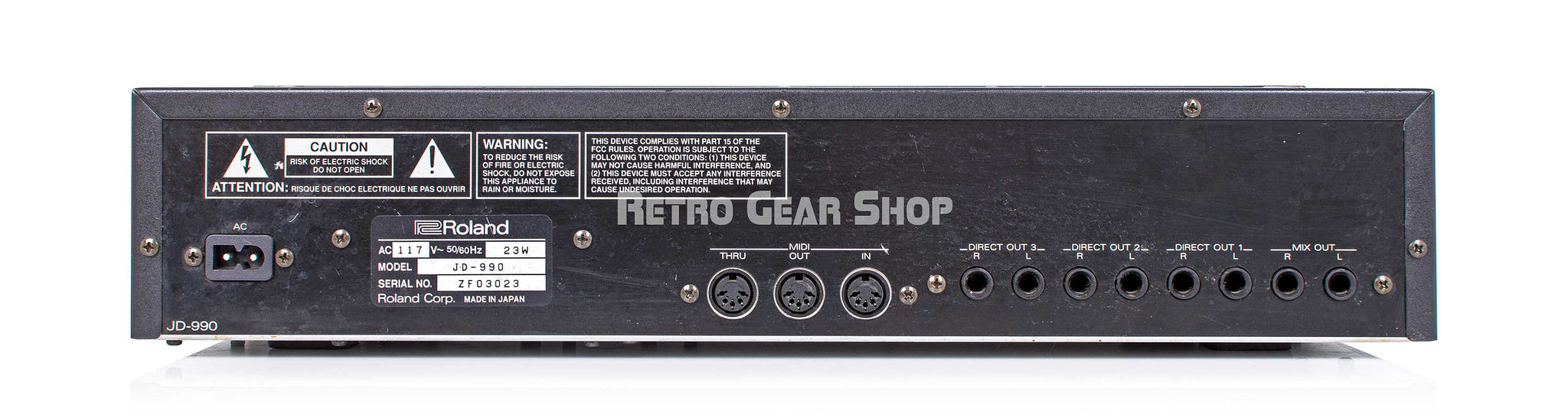 Roland Super JD 990 Racksynth Synthesizer Module Vintage Rare Synth ...