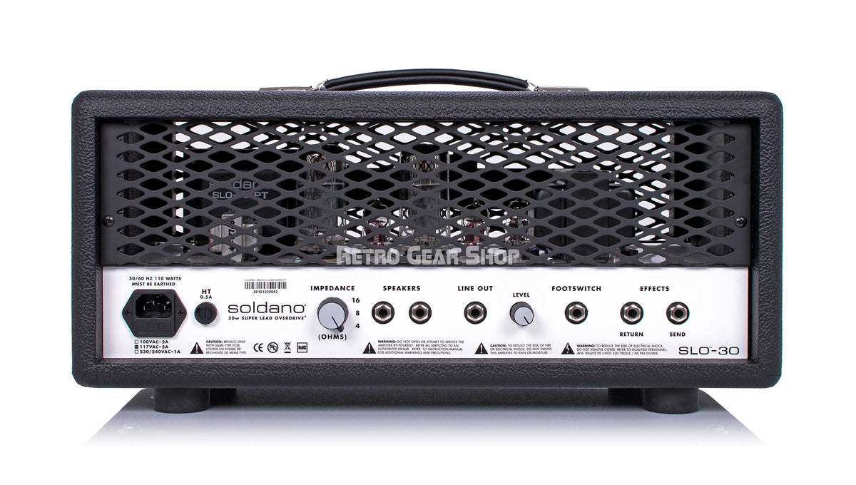Soldano SLO 30 Super Lead Overdrive 30 Watt Tube Guitar Amp Head ...