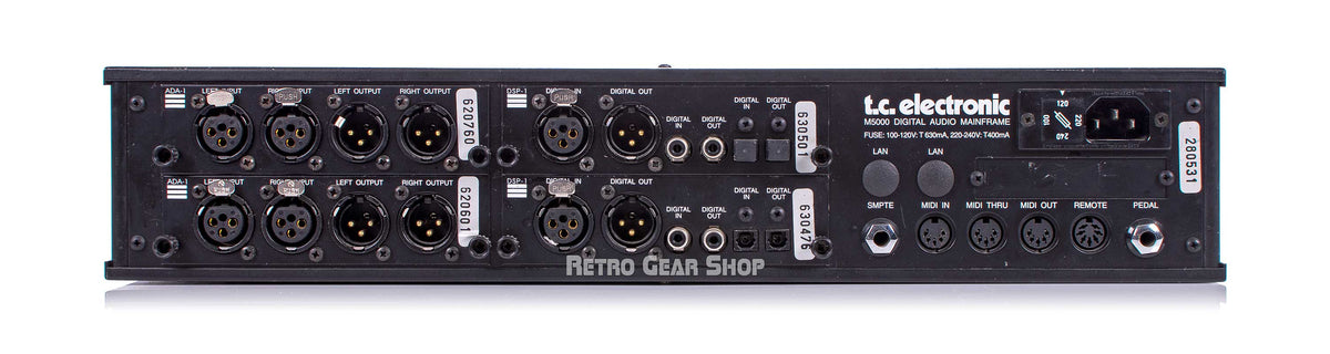 TC Electronic M5000 Multi Effects Digital Audio Mainframe Vintage Rare ...