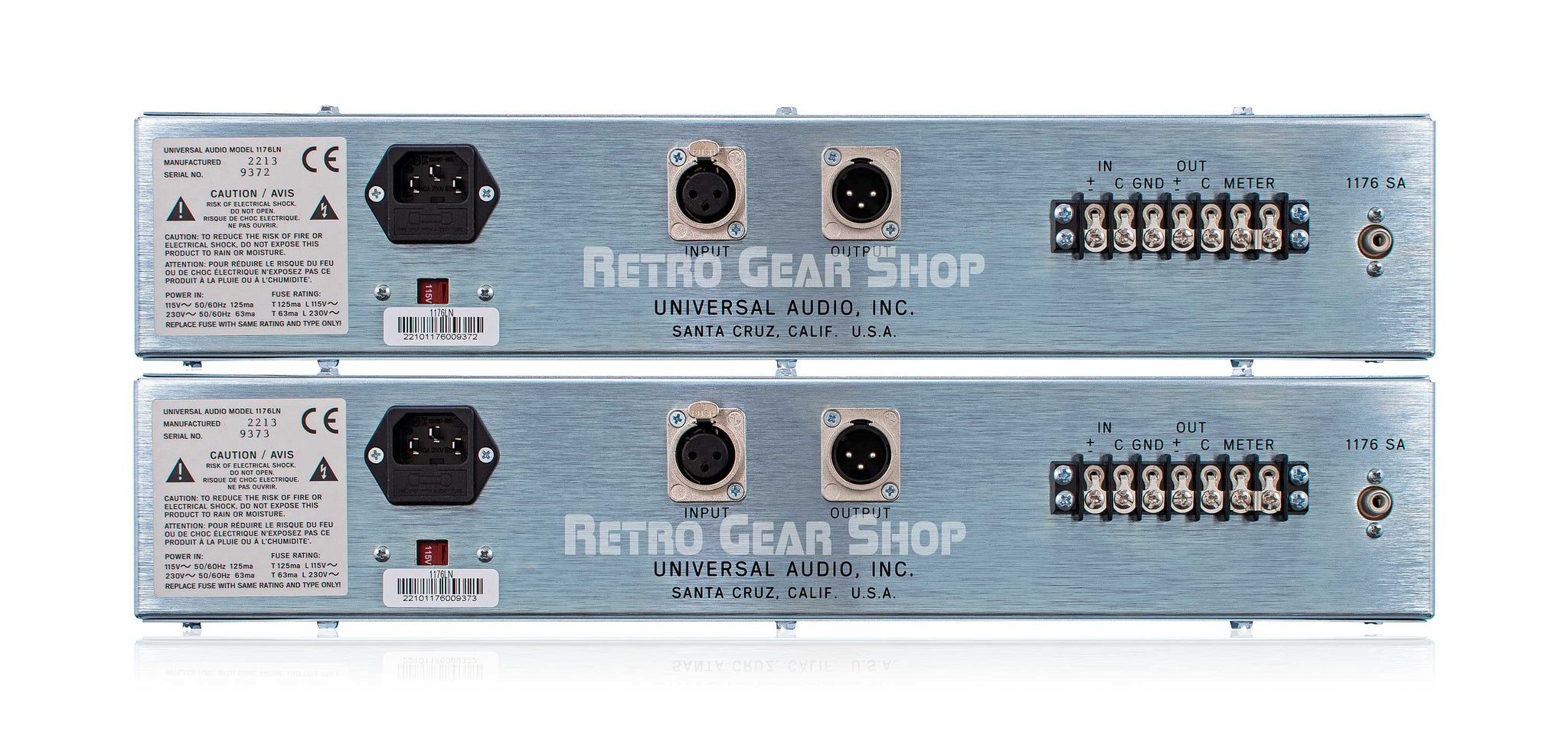 Universal Audio 1176LN Solid State Limiting Amplifier UA Stereo Pair ...