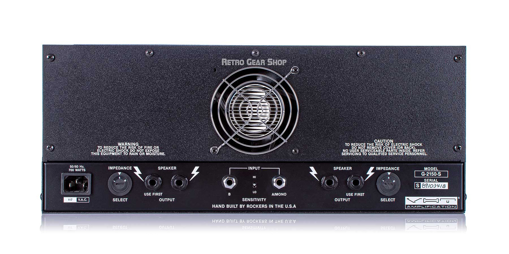 VHT 2150 All Tube Stereo Power Amplifier Amp Blue Rare Vintage– Retro ...